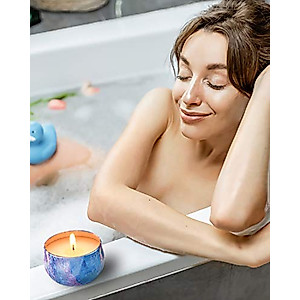 Scented Candles Gift Set,9 x 2.2 Oz Natural Soy Wax Candles Gifts for Women,9 Essential Oil Fragrances,Aromatherapy for Stress Relief,Gift Set for All Occasions,15 Hours Burn Time, 9 Pack