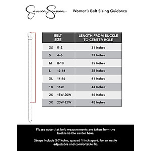 Jessica Simpson Women's Fashion Casual Belt, Grey Textured, Small