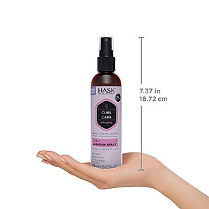 HASK CURL CARE 5-IN-1 Leave-In Spray Conditioner 2 Piece Bundle- vegan formula, cruelty free, color safe, gluten-free, sulfate-free, paraben-free