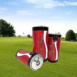 HELLO NRC Golf Club Covers 3 Pieces Golf Club Head Cover Easy Pull Can PU Waterproof with Interchangeable Labels Suitable for All Golf Brands