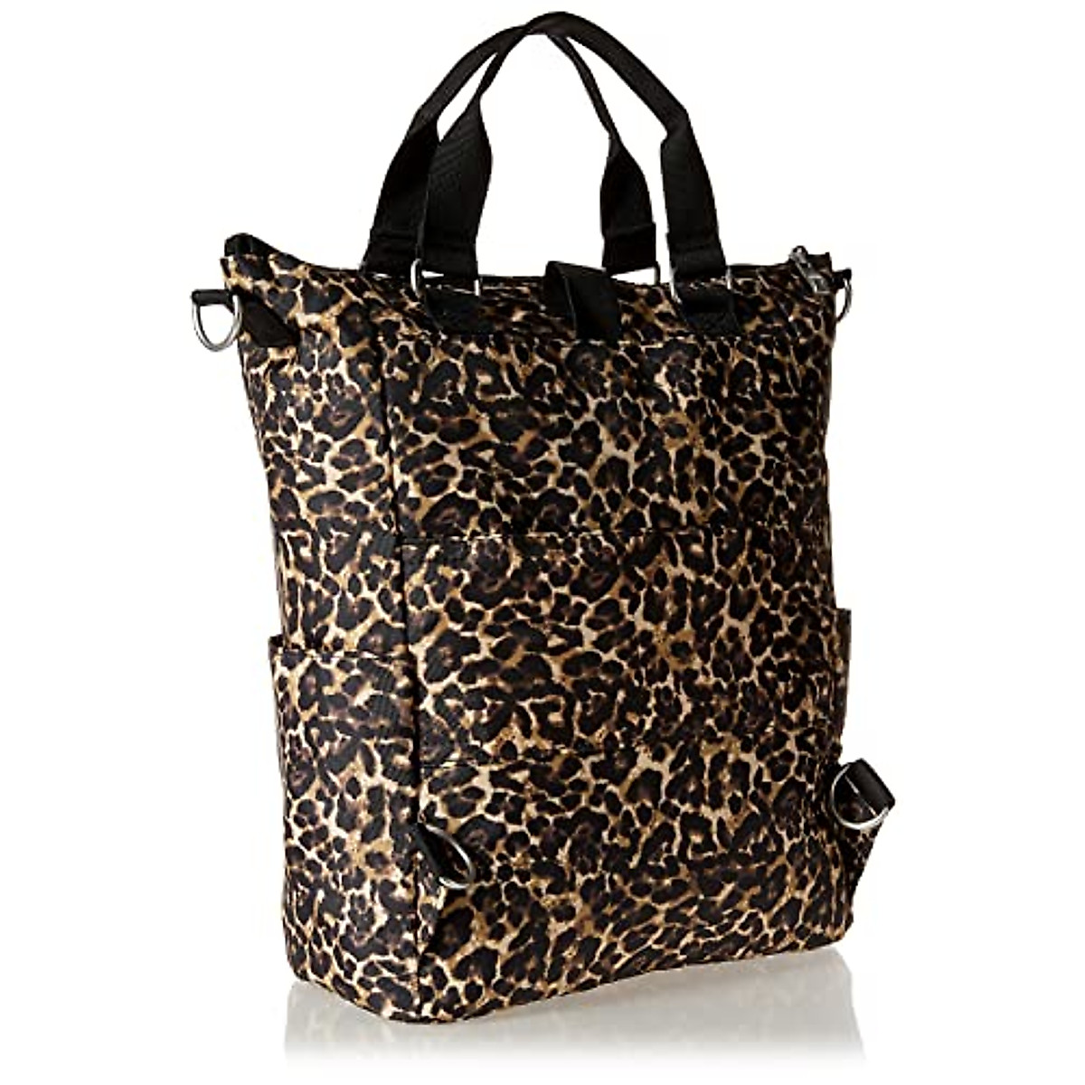 Baggallini Womens Tote All Set 3-in-1 Backpack, Wild Cheetah, One Size US
