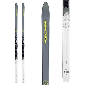 FISCHER Adult Spider 62 Crown Xtralite Adventure Lightweight Steel-Edge Nordic Skis Without Bindings, 179