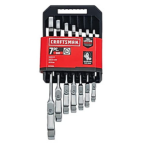 Craftsman CMMT87010 7-Piece SAE Flex Reversible Ratchet Set