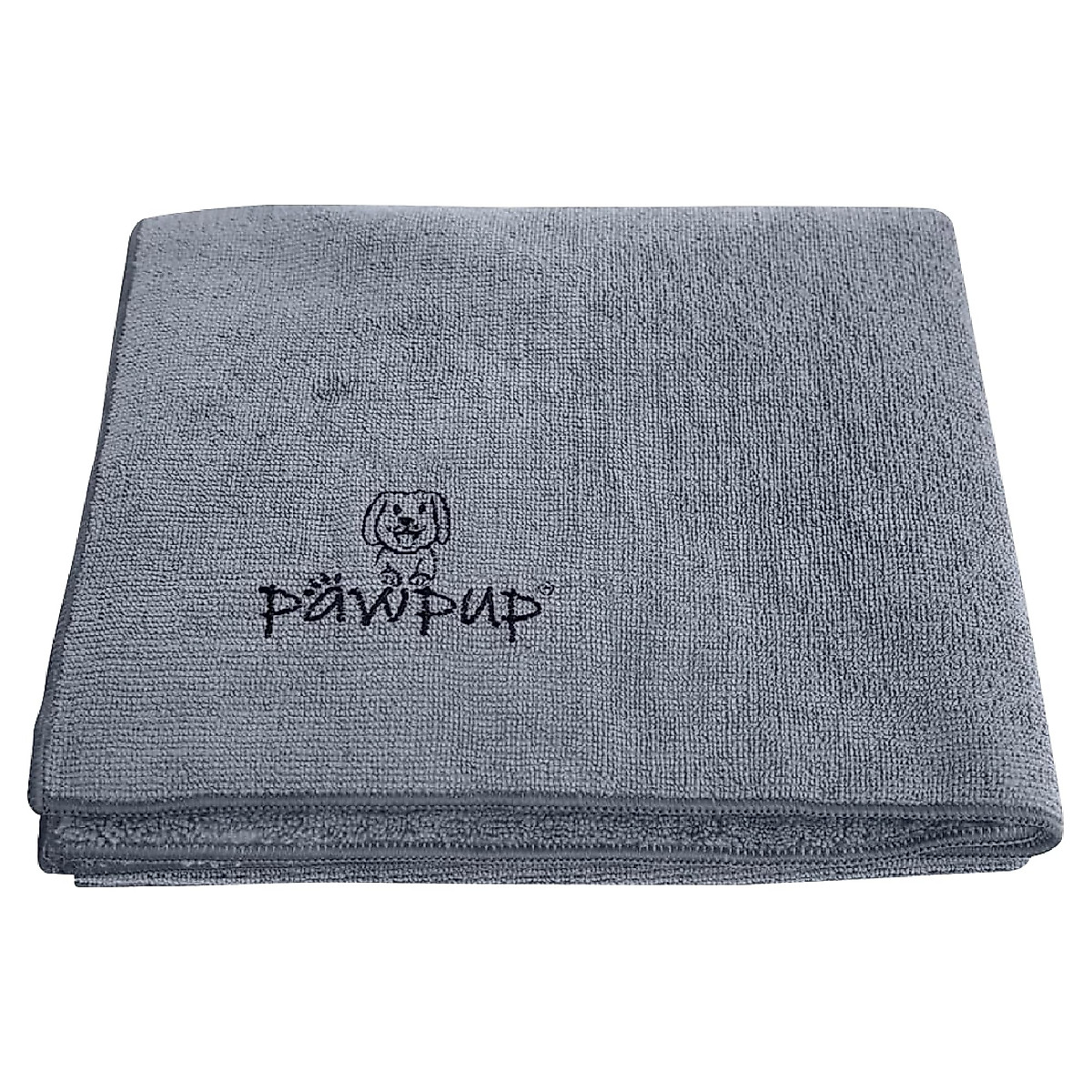 PAWPUP Dog Towels for Drying Dogs Super Absorbent Microfiber Pet Grooming Towel for Dogs, Cats and Other Pets (55 x 28 Inches, Grey)
