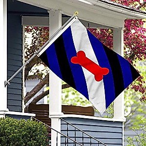 Puppy Pride Kink 3x5 Ft LGBTQ+ Gay Pride Flag - Bold Vibrant Colors, UV Resistant, Golden Brass Grommets, Durable 100 Denier Polyester, Mighty-Locked Stitching - Perfect for Indoor or Outdoor Flying!