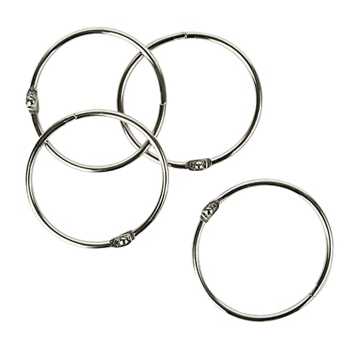 Office Depot Binder Rings, 2in., Silver, Pack Of 25, ODBR-2IIN