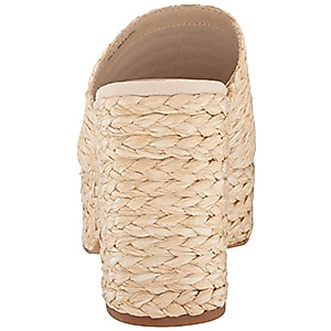 Dolce Vita Women's Elora Heeled Sandal, LT Natural Raffia, 10