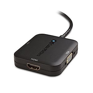 Cable Matters DisplayPort to HDMI Adapter with VGA and DVI 3-in-1 Adapter - Supporting 4K Resolution via HDMI