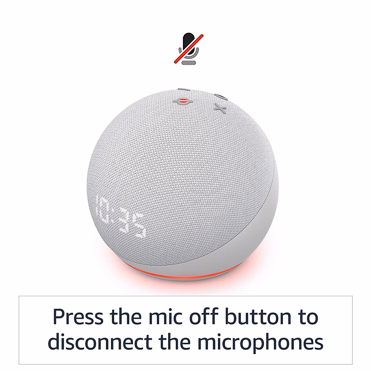 Echo Dot (4th Gen) with Clock | Twilight Blue with Sengled Bluetooth bulb | Alexa smart home starter kit