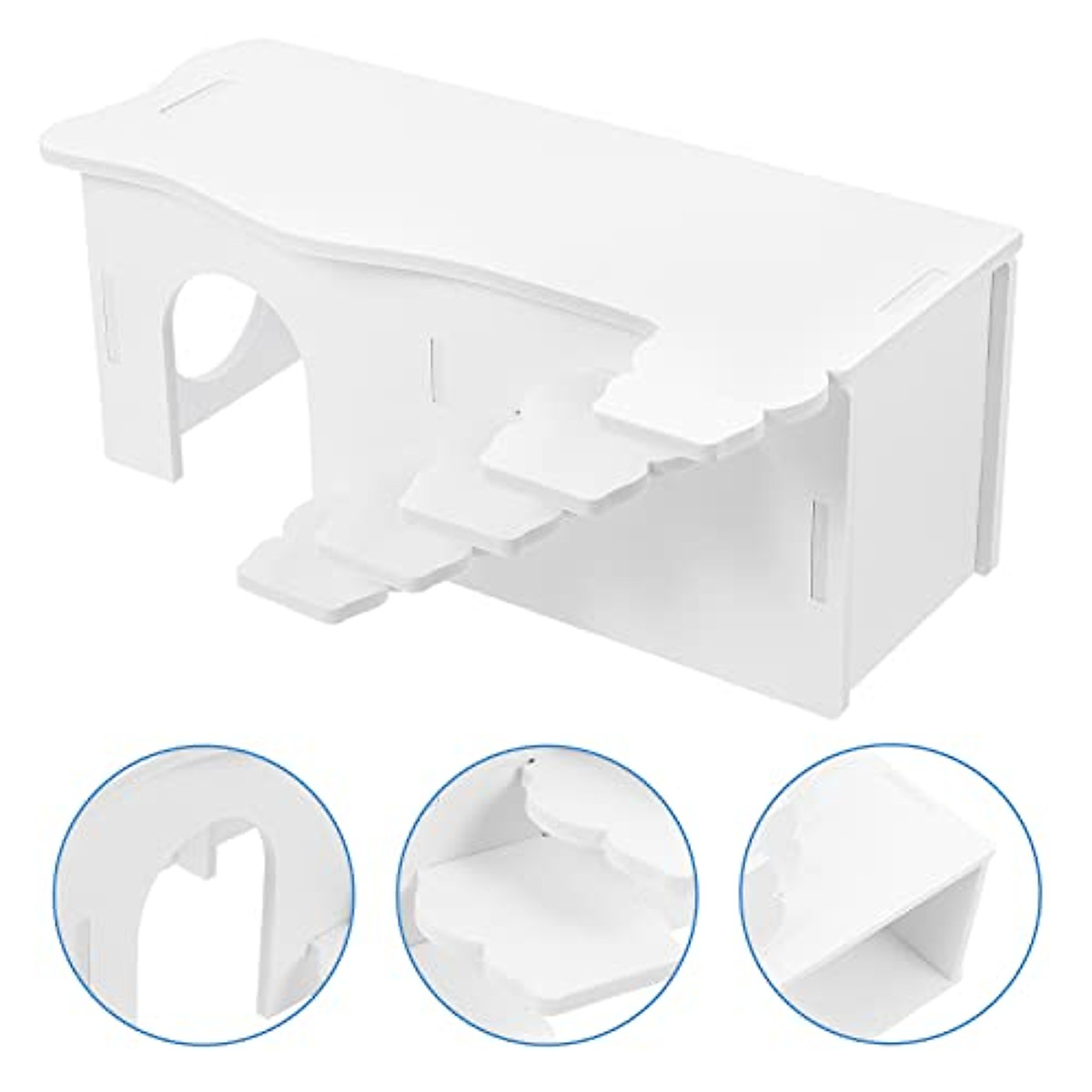 POPETPOP Plastic Hamster Hideout Rat Ladder House Guinea Pig House Guinea Pig Rest House Bird Toys