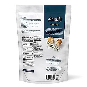 Amazon Brand, Aplenty Cod And Mashed Potato Tots, Seasoned With Thyme, 12 Oz (Frozen)