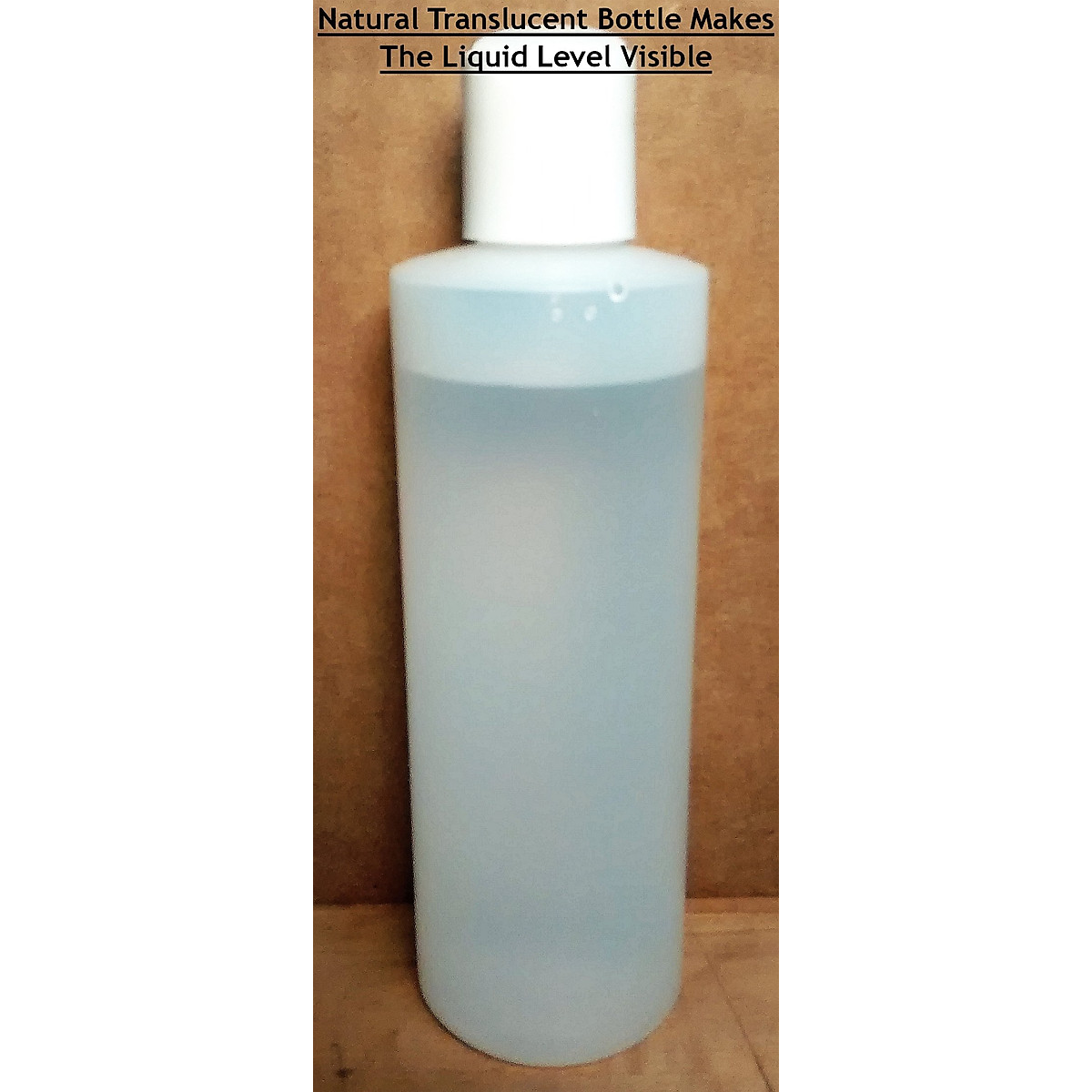 Earth's Essentials 12 Pack Of Refillable Eight Ounce. Squeeze Bottles With One Hand Press Cap Dispenser Tops-Great For Dispensing Lotions, Shampoos and Massage Oils.