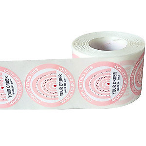 Your Order Made My Day Stickers 2" Thank You for Your Order Stickers-500 Pcs Boho Happy Mail Mailing Stickers Rainbow Decorative Business Thank You Stickers for Envelope Bag Seals Party Supplies