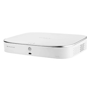 Lorex N841A82 8 Channel Fusion Series 4K HD 2TB IP Ultra HD Security System Network Video Recorder (NVR) with mart Motion Detection and Voice Control, Smart Home, White (Renewed)