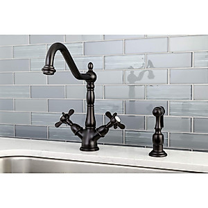 Kingston Brass KS1235BEXBS Essex Kitchen Faucet, Oil Rubbed Bronze, 12.25 x 8.5 x 2
