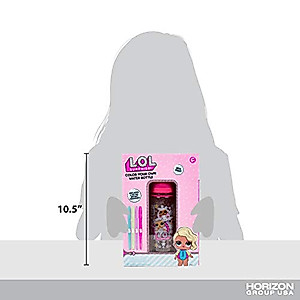 L.O.L. Surprise!Create Your Own Color Changing Water Bottle & Color Your Water Bottle,Great For Travel & Road Trips,Sports & School, Creative Gift Idea,Arts & Crafts Activity Kids Ages 6,7,8,9,10-Pink