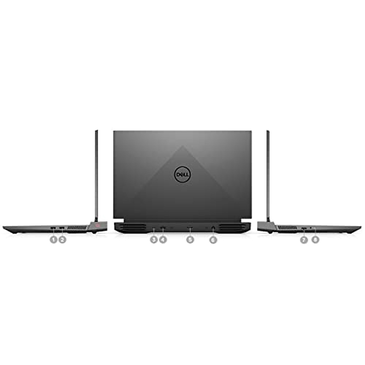Dell G15 5511 Gaming Laptop (2021) | 15.6" FHD | Core i7 - 512GB SSD - 16GB RAM - RTX 3060 | 8 Cores @ 4.6 GHz - 11th Gen CPU - 12GB GDDR6 (Renewed)