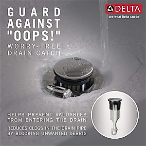 DELTA FAUCET 2564-BLTP-DST Ashlyn Two Handle Tract-Pack Lavatory Faucet Centerset, Matte Black