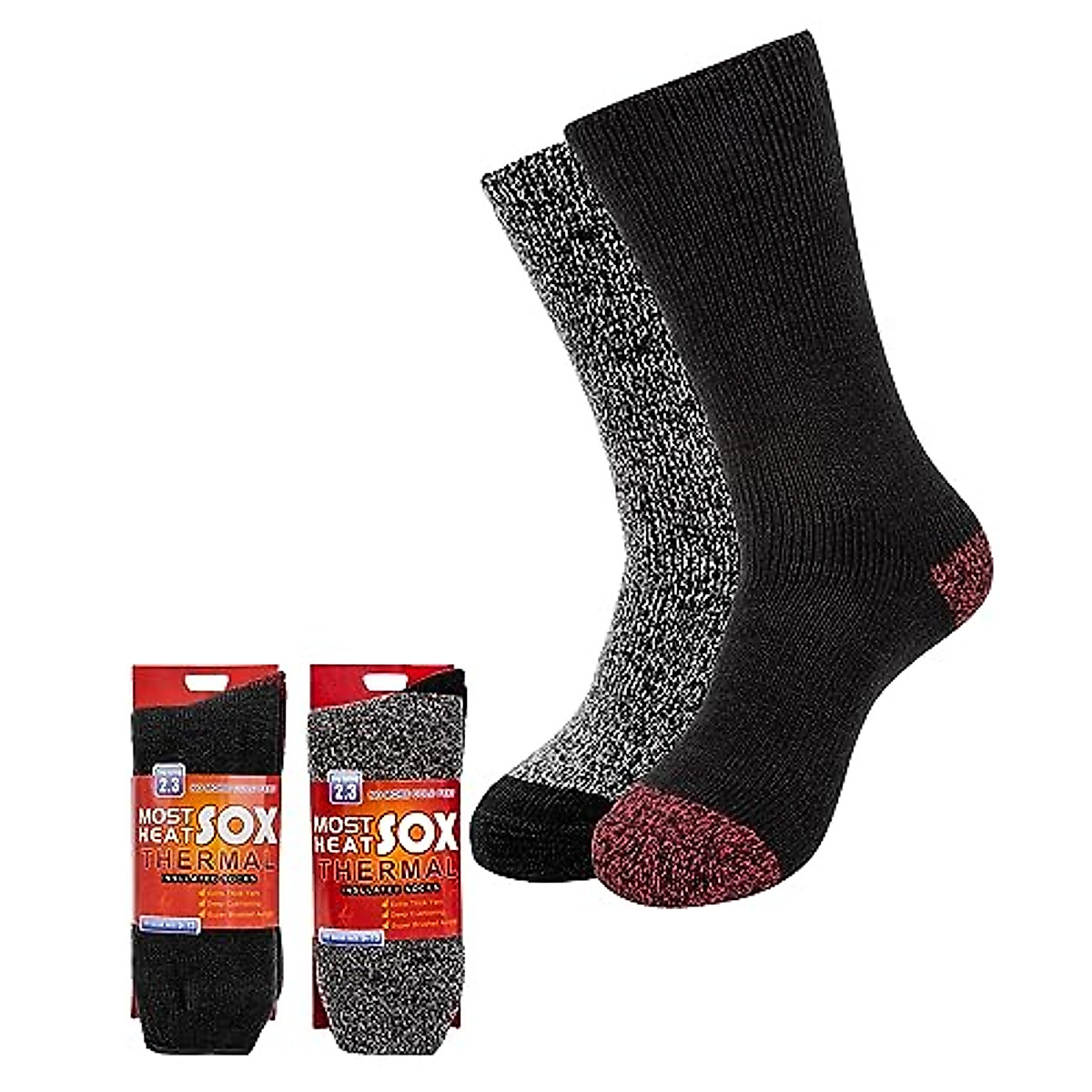 Winter Thermal Socks, Snowflakes Thick Warm Socks for Cold Weather, Outdoor Sports,Dove Grey