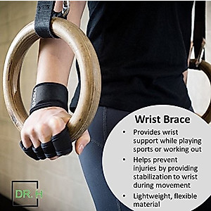 Dr. H Wrist Brace/Wrist Sleeve/Thumb Wrist Brace is Designed to Help Relieve Pain associated with Carrpal Tunnel Syndrome. It is an Ideal Choice to Prevent Stress and Sport Injuries (Small)