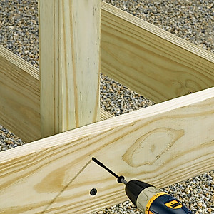 FastenMaster FMHLGM012-250 HeadLOK Heavy-Duty Flathead Fastener, 12 Inches, 250-Count, Black