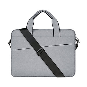 RAINYEAR 13 Inch Laptop Sleeve Shoulder Bag Compatible with MacBook 13.6" M2 A2681, 13.3 Air Pro M1/M2 A2338 A2337, 13.3" Chromebook Notebook Messenger Bag Carrying Case Briefcase, Gray