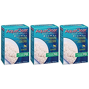 Fluval Aquaclear 70 Biomax (3 Pack)
