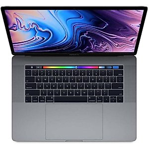 2019 Apple MacBook Pro with 2.6GHz Intel Core i7 (15-inch, 16GB RAM, 512GB Storage) Space Gray (Renewed)