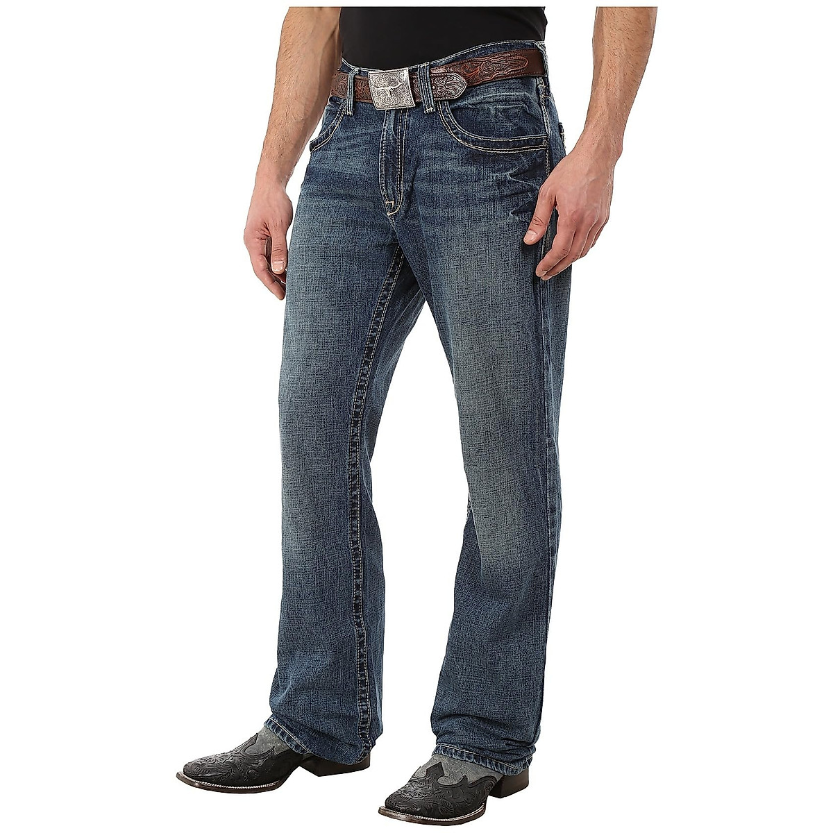 Ariat Men's Big & Tall M4 Low Rise Boot Cut Jeans, Gulch, 34W x 36L