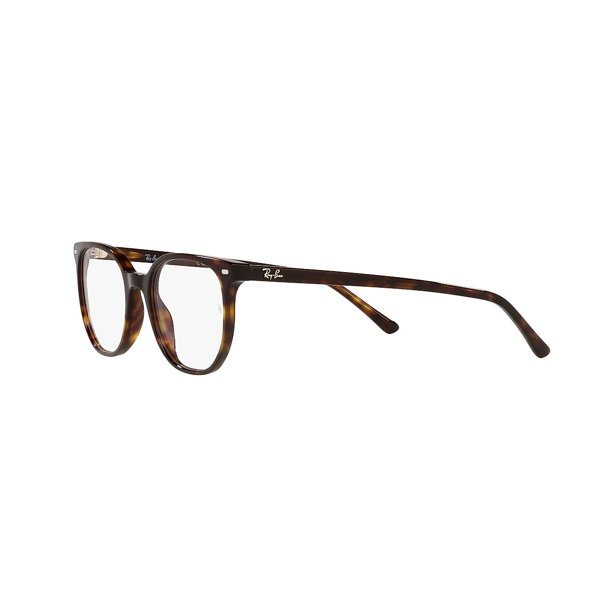 Ray-Ban RX5397 Elliot Round Prescription Eyewear Frames, Havana/Demo Lens, 50 mm