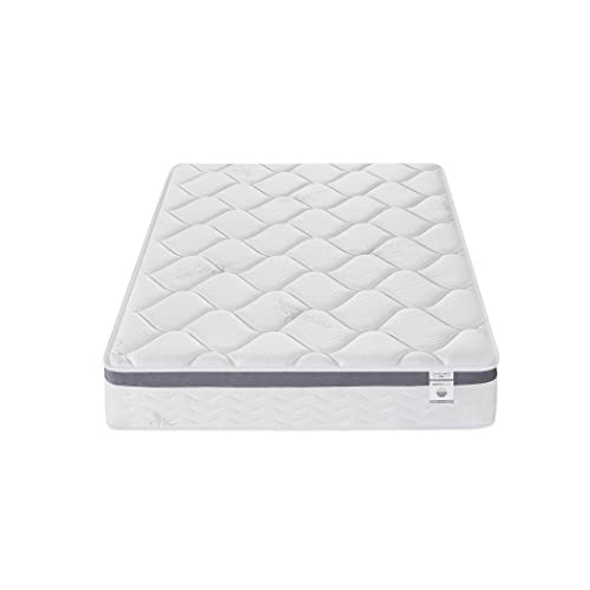 Full Size Mattress - 10 Inch Cool Memory Foam & Spring Hybrid Mattress with Breathable Cover - Comfort Plush Euro Pillow Top - Rolled in a Box - Oliver & Smith