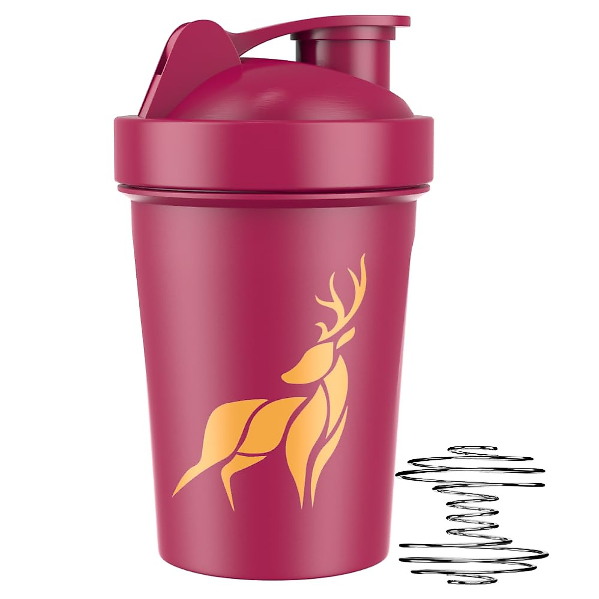 JEELA SPORTS 5 PACK Protein Shaker Bottles for Protein Mixes -20 OZ- Dishwasher Safe Shaker Cups for Protein Shakes - Shaker Cup for Blender Protein Shaker Bottle for Shakes Protein Shake Blender