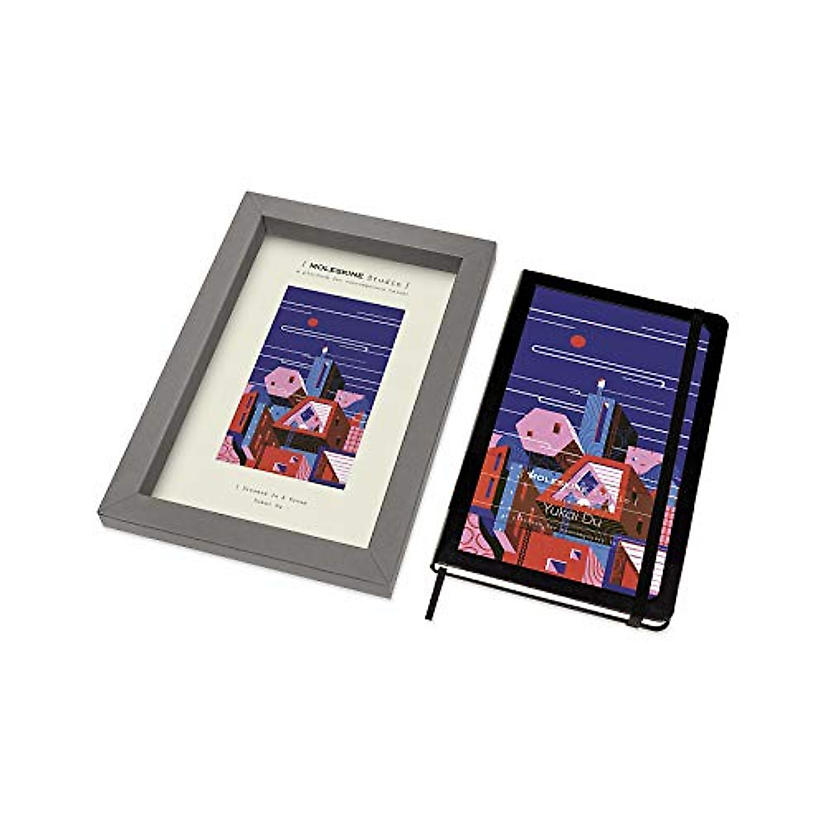 Moleskine Limited Edition Studio Collection Notebook, Hard Cover, Large (5" x 8.25"), Ruled/Lined, Yukai Du, 240 Pages