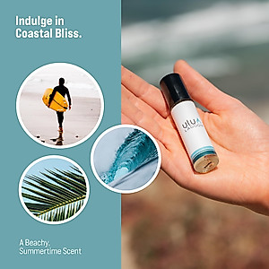 ULU Lagoon Roll-On Perfume - Travel-Sized Coconut Surf Wax Fragrance, Easy-to-Use and Carry, Universal Scent - Ideal Gift for Beach Lovers!