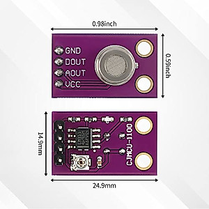 EC Buying MS1100 Gas Sensor, VOCs Sensor for Air Quality, Carbon Dioxide Formaldehyde Monitoring TVOC CO2 Gas Sensor Module, Sensor Arduino I2C