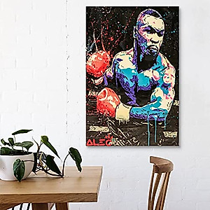 CJQ Alec-Monopolys Boxing Tyson Poster Decorative Painting Canvas Wall Art Living Room Posters Bedroom Painting 16x24inch(40x60cm)