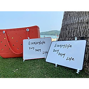 Esenjoylife 2PCS Pink Divider Tray for Bogg Bag Accessory Compatible with Original X Large Bogg Bag Help with Organizing Bogg Bag and Divide Space