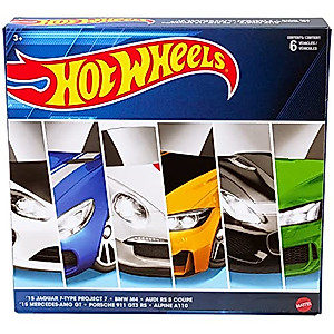 Hot Wheels Themed Multipacks of 6 Toy Cars, 1:64 Scale, Authentic Decos, Popular Castings, Rolling Wheels, Gift for Kids 3 Years Old & Up & Collectors