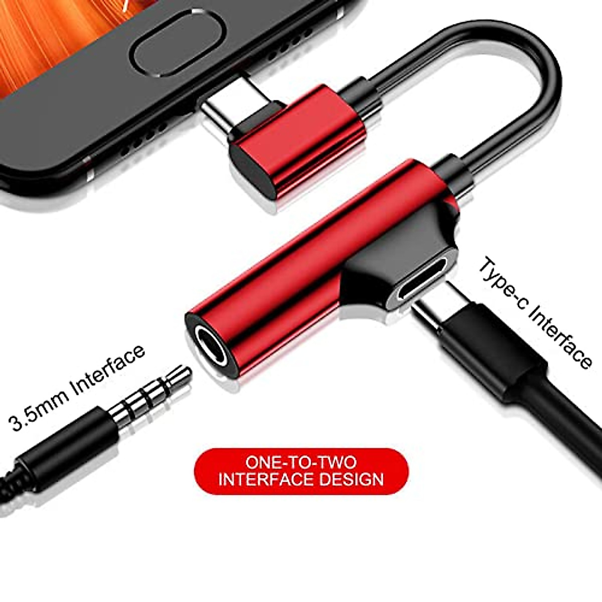 Weeyutix USB C to The Headphone Jack - Multifunction 3.5mm Headphone Jack Adapter,Type C to Headphones Audio Most USB C Devices