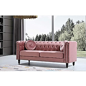 US Pride Furniture S5611-SF Sofas, Rose