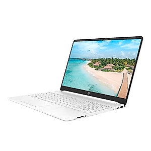 HP 15 Laptop, 15.6" HD Screen, Intel Core i3-1115G4 Processor, 16GB RAM, 512GB PCIe SSD, Webcam, HDMI, SD Card Reader, Wi-Fi, Windows 11 Home, Snow White
