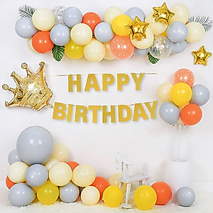 DIY Banner Kit with Letters Glitter Banner Letters Gold Customizable Birthday Banners Graduation Banner Custom Party Hanging Banner for Graduation Wedding Party Baby Shower Decoration (Gold)