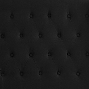 Flash Furniture Riverdale Full Size Tufted Upholstered Platform Bed in Black Fabric