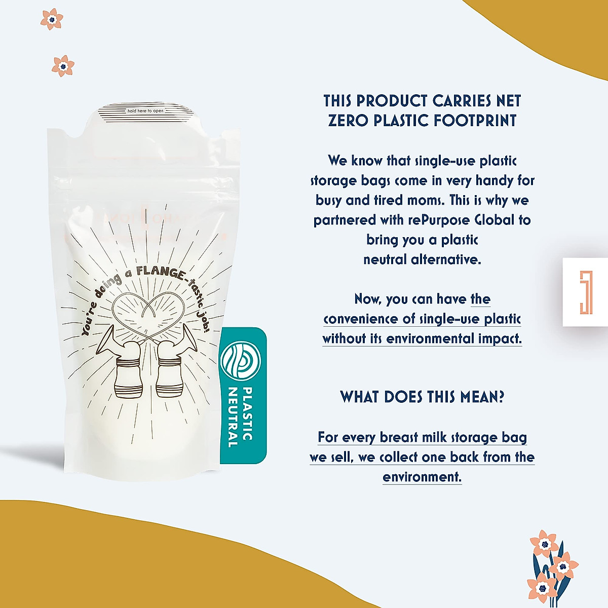 Idaho Jones Breast Milk Bag, Fun Quotes Breastmilk Storage Bags with 5 Slogans (60 Units, 8oz Capacity) - Ideal for Freezer and Breastmilk Cooler Bag - Breast Milk Storing Bags with Secure Double Zip