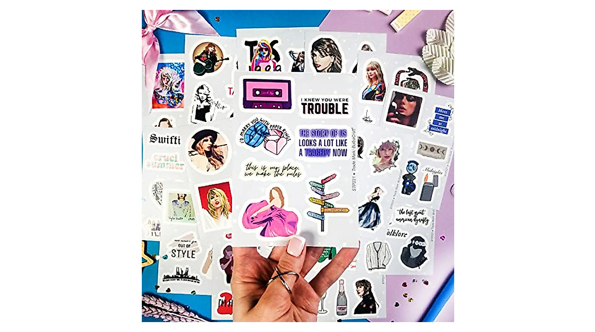151Pcs Taylor Stickers Pack for Teens and Kids | Waterproof & Durable