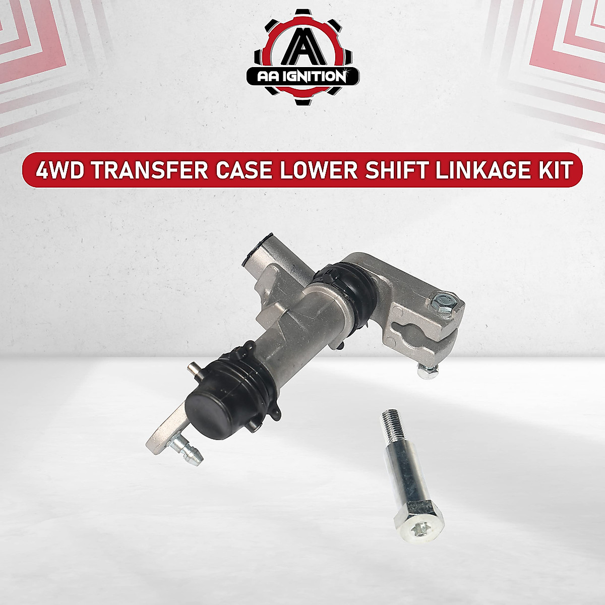 4WD Transfer Case Lower Shift Linkage - Replaces F3TZ 7210-C, 600-602, 600602 - Compatible with Ford Vehicles - 92-96 Bronco, F150, 92-1999 F-250, 97 F250 HD, 92-97 F350-4x4 Control Level Arm