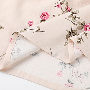 Little Big Girl Linen Casual Dress Cosy Summer Floral Tank Vest Shift Shirt Dress 2T