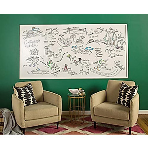 Rust-Oleum 241140-2PK Specialty Dry Erase Brush-On Paint Kit, White, 2 Pack
