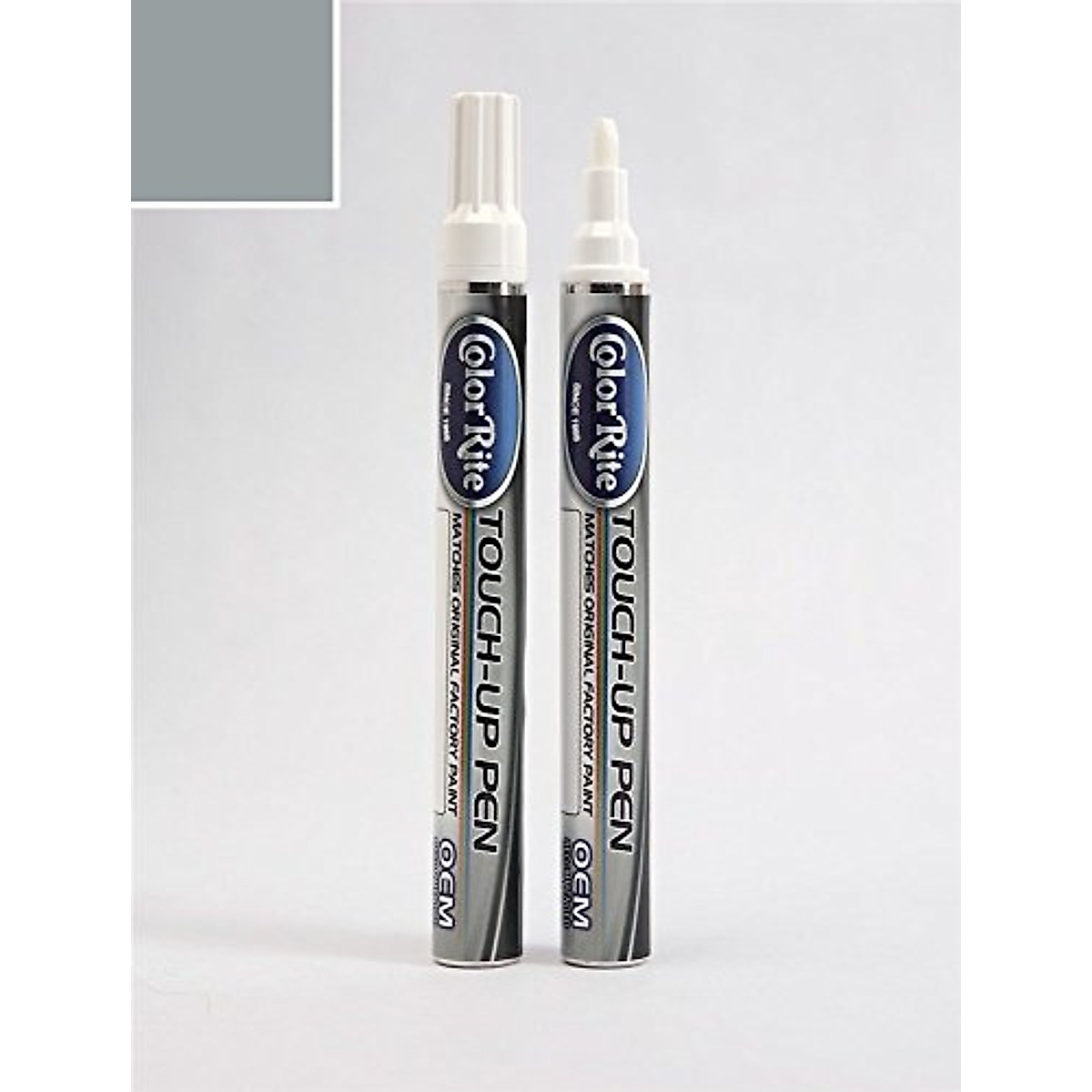 ColorRite Pen Automotive Touch-up Paint for Volvo S60 - Silver Metallic Clearcoat 426 - Color+Clearcoat Package