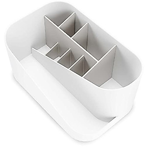 Umbra Glam Cosmetic and Accessory Organizer, White